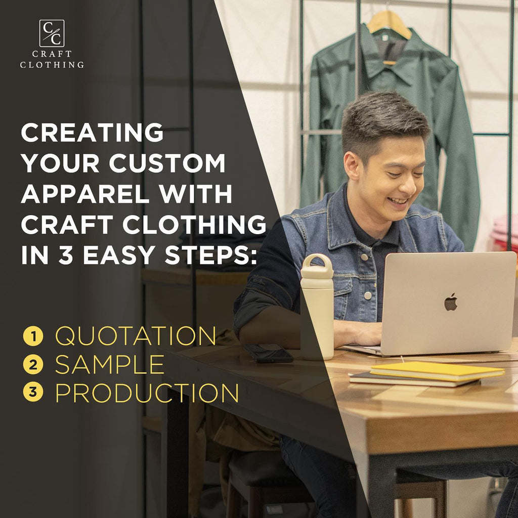 Customizing is as easy as 1-2-3 👌🏻 – Craft Clothing