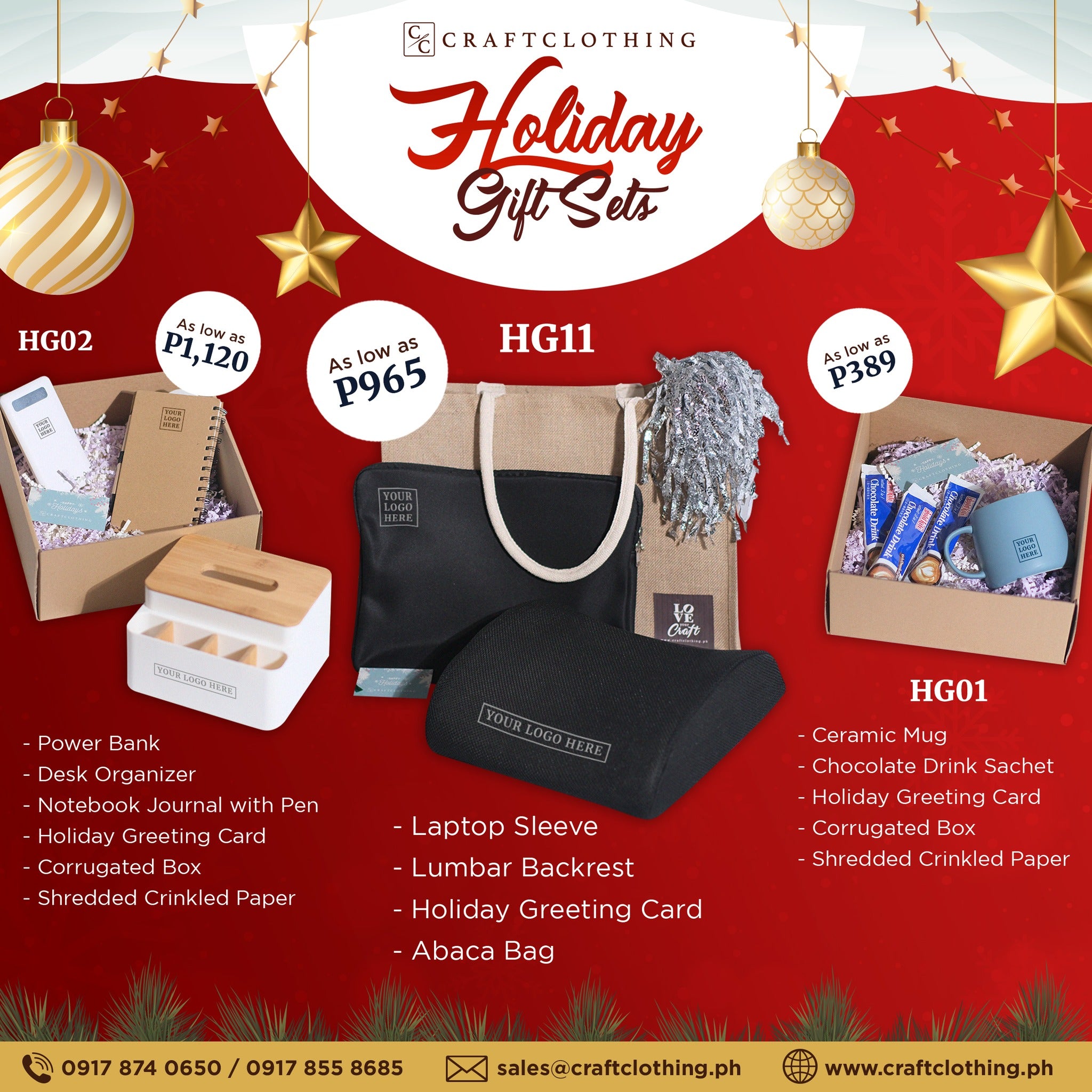Holiday Gift Sets Craft Clothing Holiday Gift Sets Craft Clothing