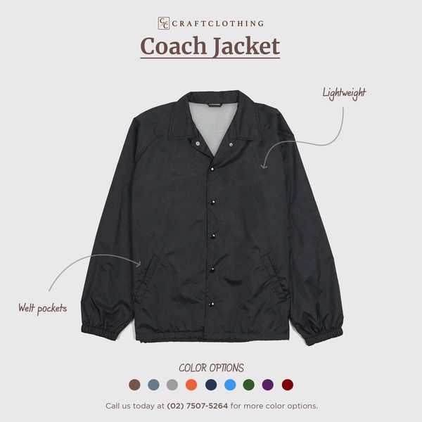 COACH JACKET – Craft Clothing