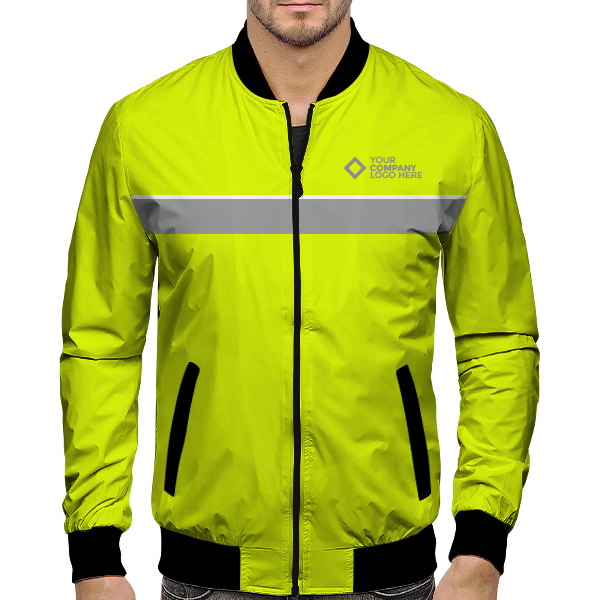 Custom Bomber Jacket - Reflectorized (BM11) – Craft Clothing